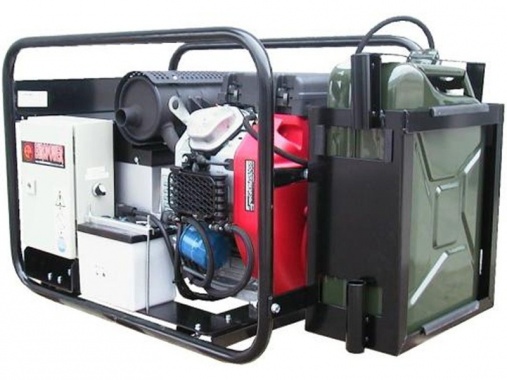 (12 kW) Benzininis elektros generatorius statyboms (380V...